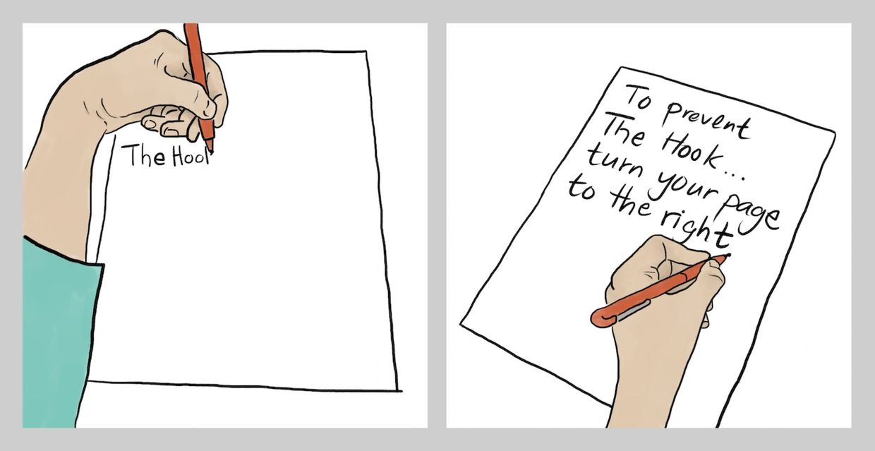 Writing Left Handed